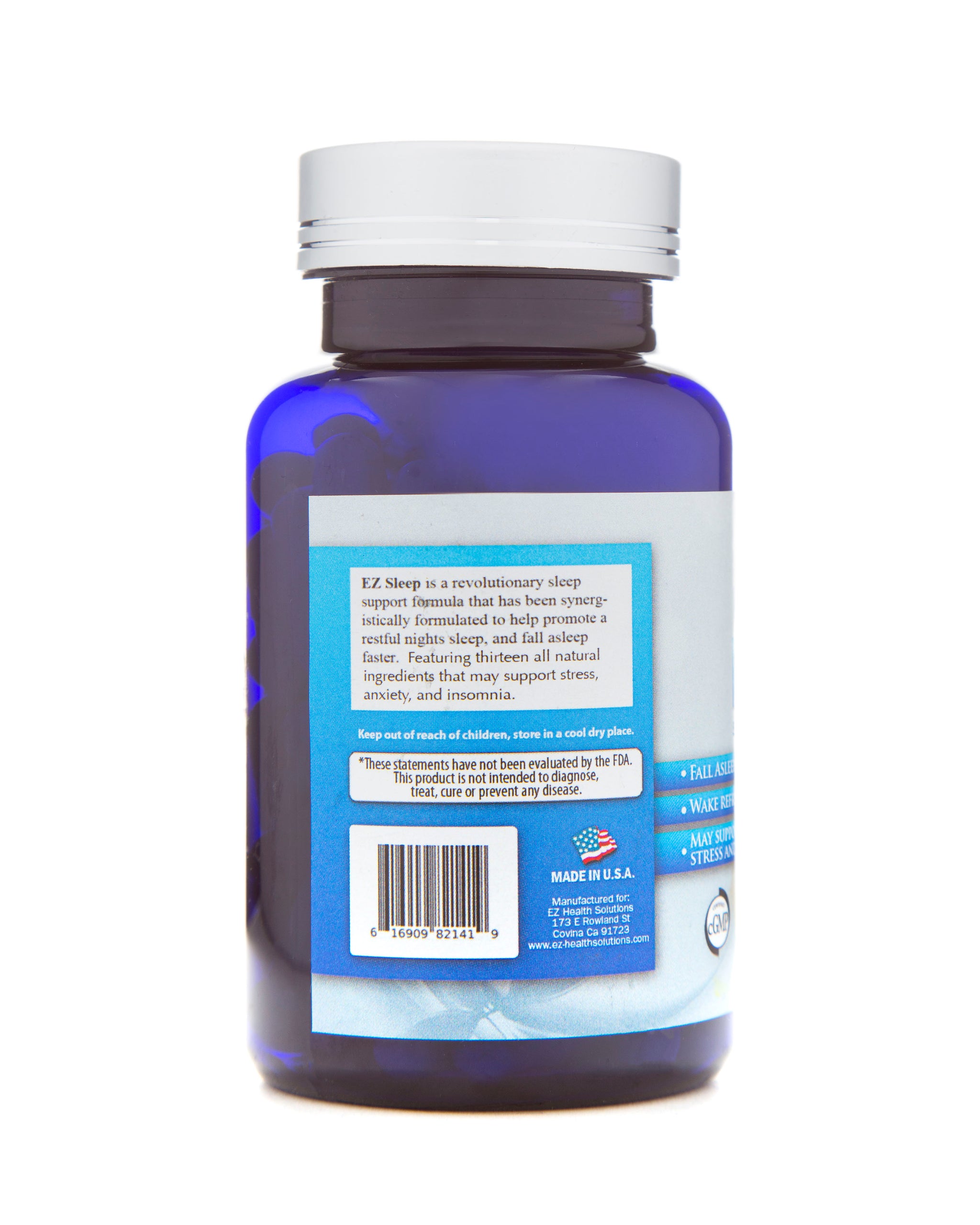 EZ Sleep Natural Non-Drowsy Sleeping Aid – EZ Health Solutions